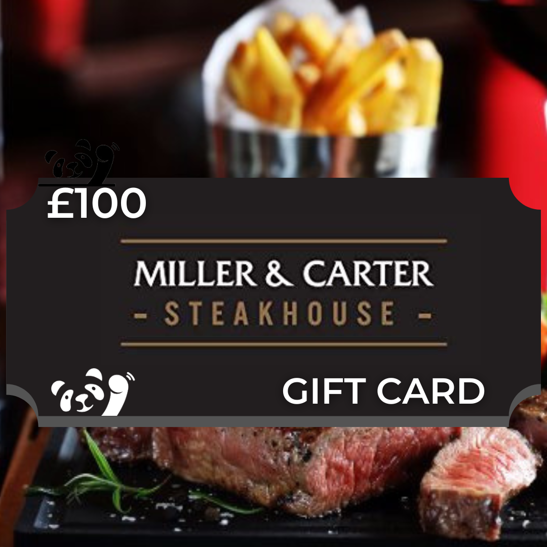 £100 Miller & Carter Voucher – Mad Panda Competitions
