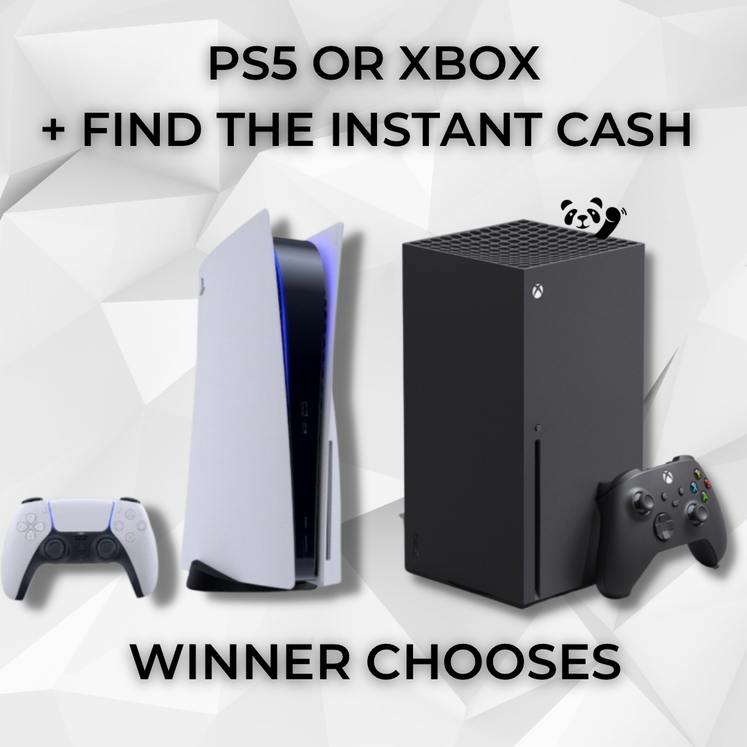 PS5 OR XBOX + INSTANT CASH WINS – Mad Panda Competitions