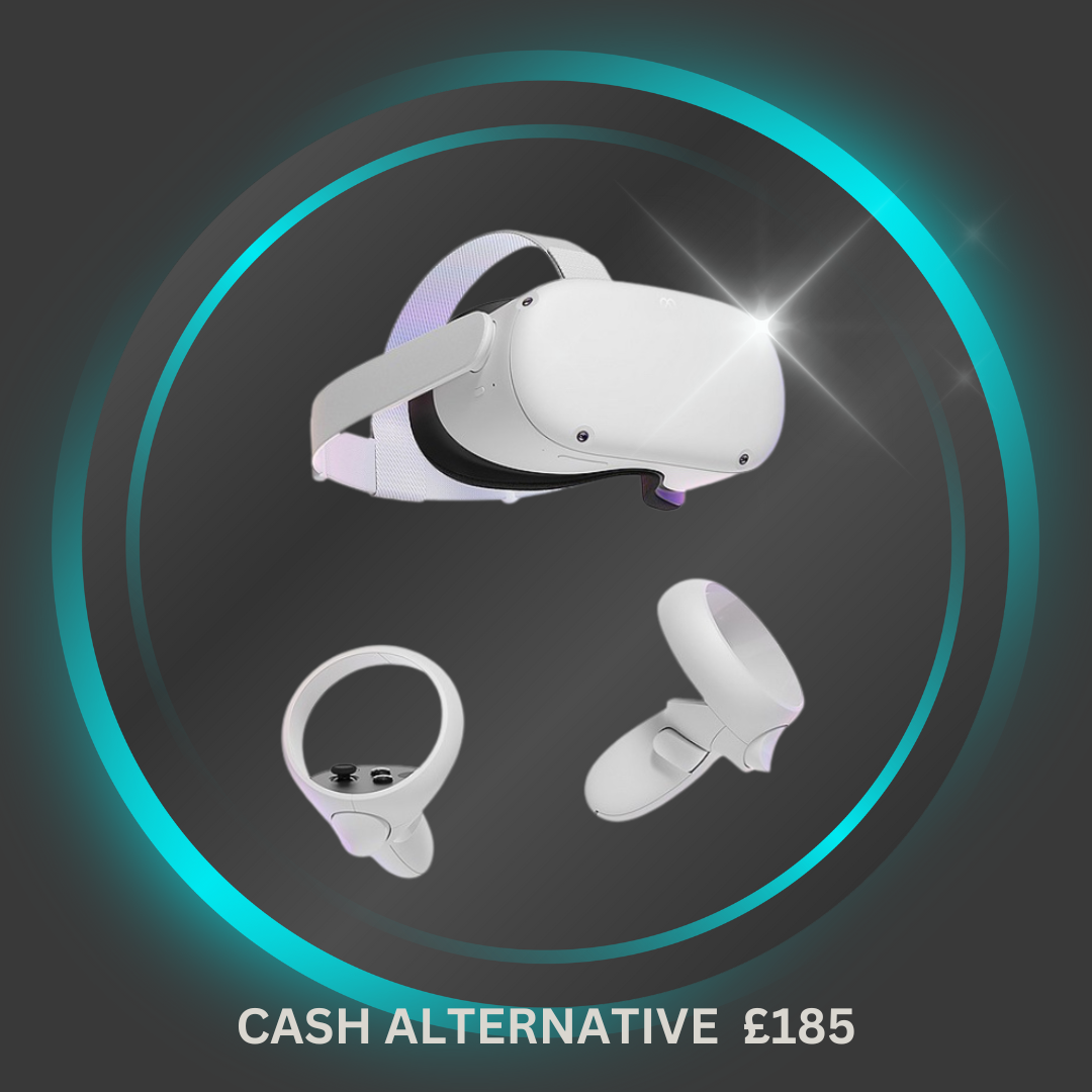 Meta Quest 2 All-in-One VR Headset or £185 Cash – Mad Panda Competitions