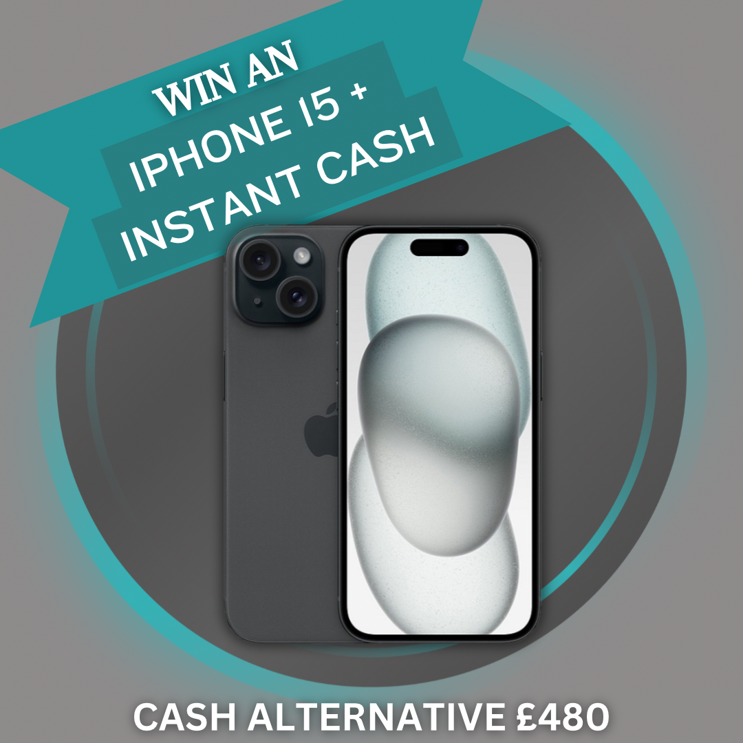 IPHONE 15 or £480 CASH – Mad Panda Competitions